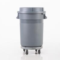 China AF07504/AF07505 Baiyun Cleaning  80L/120L Circular Outdoor  Garbage Can for sale