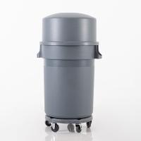 China AF07517/AF07518 120L Baiyun Cleaning Circular Garbage Can with Ashtray Outdoor Bin for sale