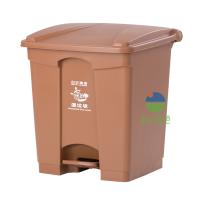 China Outdoor Dustbin Cleaning Products Baiyun Cleaning AF07330 30L Foot-control Pedal Classification Garbage Can Plastic Waste Bins for sale