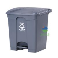 China Outdoor Dustbin Cleaning Products Baiyun Cleaning AF07330 30L Foot-control Pedal Classification Garbage Can Plastic Waste Bins for sale