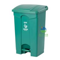 China Outdoor Dustbin Cleaning Products Baiyun Cleaning AF07317 AF07318 68L 87L Plastic Foot Control Garbage Can with Pedal for sale