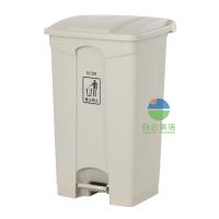 China Outdoor Dustbin Cleaning Products Baiyun Cleaning AF07317 AF07318 68L 87L Plastic Foot Control Garbage Can with Pedal for sale