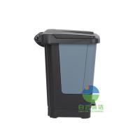 China Outdoor Dustbin Cleaning Products AF07335 AF07337 AF07338 20L 40L 60L Plastic Foot-control Pedal Classification Garbage Can for sale