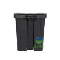 China Outdoor Dustbin Cleaning Products AF07335 AF07337 AF07338 20L 40L 60L Plastic Foot-control Pedal Classification Garbage Can for sale