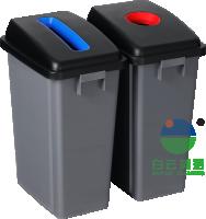 China Outdoor Dustbin Cleaning Products  AF07332B AF07332A AF07333B AF07333A  2*60L 3*60L Outdoor Waste Classification Bins for sale