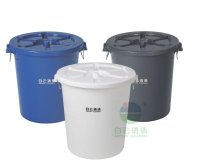 China Wholesale Best Price AF07519 65L AF07520 90L AF07521 110L Circular Garbage Can Outdoor Garbage Waste Trash Bins for Sale for sale