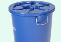 China Wholesale Best Price AF07519 65L AF07520 90L AF07521 110L Circular Garbage Can Outdoor Garbage Waste Trash Bins for Sale for sale