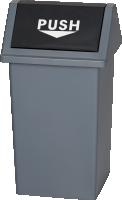 China Wholesale Outdoor Indoor AF07314 35L AF07315 55L Quadrate Plastic Garbage Can Garbage Trash Bin Watse Bin for Sale for sale