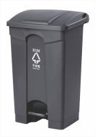 China Outdoor Dustbin Cleaning Products AF07317 68L AF07318 87L Plastic Foot-control Classification Trash Bin with Pedal for sale