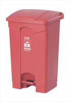China Outdoor Dustbin Cleaning Products AF07317 68L AF07318 87L Plastic Foot-control Classification Trash Bin with Pedal for sale