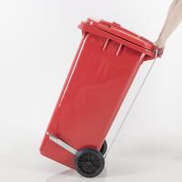 China Baiyun Cleaning AF07601A 120L  Foot Control Garbage Can Outdoor Trash Bin Plastic Bin Wast Bin Foot Pedal Middle Pedal for sale