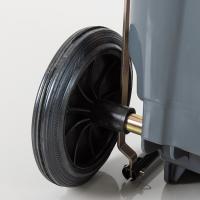 China Baiyun Cleaning AF07601B 120L  Foot Control Garbage Can Outdoor Trash Bin Plastic Bin Wast Bin Foot Pedal Middle Pedal for sale