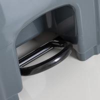 China Baiyun Cleaning AF07601B 120L  Foot Control Garbage Can Outdoor Trash Bin Plastic Bin Wast Bin Foot Pedal Middle Pedal for sale