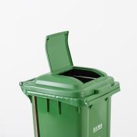 China Baiyun Cleaning AF07601C 120 Foot Control Middle Pedal Garbage Can Outdoor Trash Bin Plastic Bin Waste Bin Foot for sale