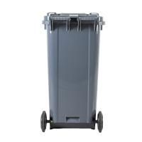 China Baiyun Cleaning Wholesale AF07602 240L Durable Dustbin Garbage Can Container Square Lid Trash Can for sale