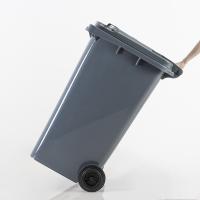 China Baiyun Cleaning Wholesale AF07602 240L Durable Dustbin Garbage Can Container Square Lid Trash Can for sale