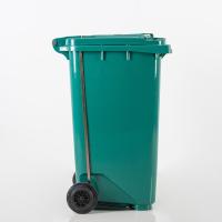 China Baiyun Cleaning AF07603 240L Foot Control Garbage Can Outdoor Trash Bin Plastic Bin Wast Bin Foot Pedal Middle Pedal for sale