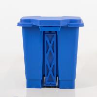 China Outdoor Dustbin Cleaning Products Baiyun Cleaning Wholesale 25LPlastic Foot-control Pedal Food Medical Classification Waste Bins for sale
