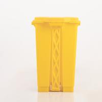 China Outdoor Dustbin Cleaning Products Baiyun Cleaning Wholesale 45LPlastic Foot-control Pedal Food Medical Classification Waste Bins for sale