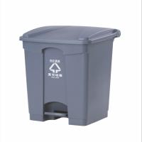 China Outdoor Dustbin Cleaning Products AF07330 30L Plastic Foot-control Food Medical Trash Bin Classification Garbage Can for sale
