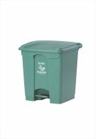 China Outdoor Dustbin Cleaning Products AF07330 30L Plastic Foot-control Food Medical Trash Bin Classification Garbage Can for sale