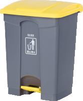 China Outdoor Dustbin Cleaning Products Wholesale Cleaning Products AF07317 68L Plastic  Classification Garbage Can in Waste Bins for sale