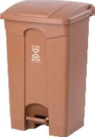 China Outdoor Dustbin Cleaning Products Wholesale Baiyun Cleaning AF07318 87L Outdoor Plastic Trash Bin Cleaning Product for sale