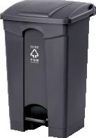 China Outdoor Dustbin Cleaning Products Wholesale Baiyun Cleaning AF07318 87L Outdoor Plastic Trash Bin Cleaning Product for sale