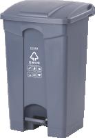 China Outdoor Dustbin Cleaning Products Wholesale Baiyun Cleaning AF07318 87L Outdoor Plastic Trash Bin Cleaning Product for sale