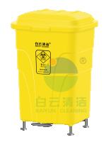 China Outdoor Dustbin Cleaning Products Baiyun Cleaning Wholesale Outdoor Plastic Garbage Can AF07301A 70L Foot-Control Garbage Can for sale