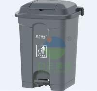 China Outdoor Dustbin Cleaning Products Baiyun Cleaning Wholesale AF07339 60L  AF07340 80L Trash Bin with  Big and Small Lids for sale