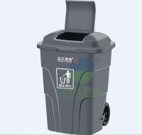 China Outdoor Dustbin Cleaning Products 100L AF07341 Trash Bin with Wheels AF07341A  Plastic Foot-control Trash Bin with Wheels for sale