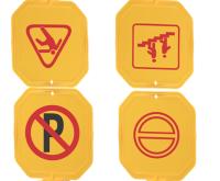 China AF03535-AF03557 Wholesale Customized Yellow Caution Wet Floor Sign/plastic Warning Sign Cleaning Products for sale