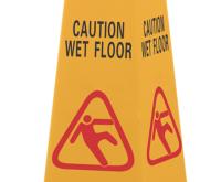 China AF03535-AF03557 Wholesale Customized Yellow Caution Wet Floor Sign/plastic Warning Sign Cleaning Products for sale