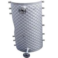 China High-Efficiency Laser-Welded Stainless Steel Heat Exchange Jacket - Single/Double-Sided Expansion for Industrial Tanks for sale