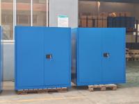 China All Steel Flammable Toxic Anti Theft Fireproof Chemical Cabinet 45 Gallon for sale