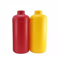 China 1L HDPE Plastic Chemical Bottle Empty Ink Storage Bottles with Caps Custom Color for sale