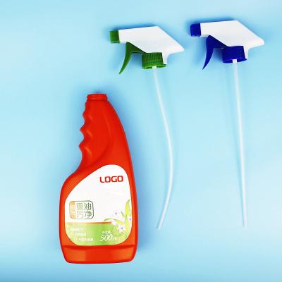 China Empty Plastic Multi Function Trigger Spray Bottle 500ml with Nozzle for Disinfectant Detergents for sale