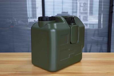 China Recycled HDPE 5 Gallon Water Bucket 20L with Tap Lightweight Portable Jerrycan for sale