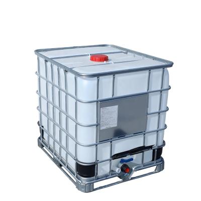 China ISO9001 Square IBC HDPE Chemical Storage Tank 1200x1000x1150mm 1000L for sale