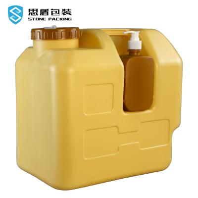 China ISO9001 20L 5 Gallon Plastic Water Storage Tank with Handle Food Grade for sale