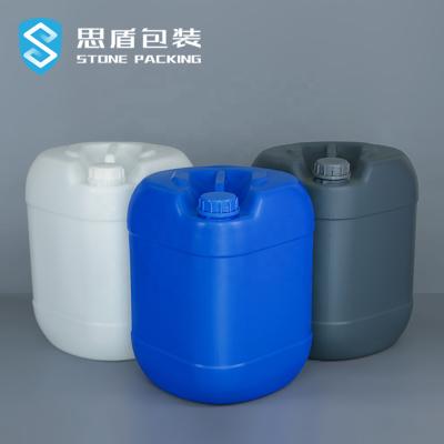 China Sidun HDPE 25L Plastic Drum 1.35kg Square Barrel for Chemical Storage for sale