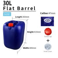 China Food Grade 30l Square Plastic Barrel With Handle 1.5KG for sale