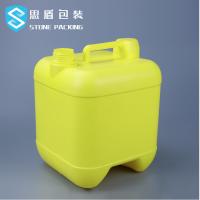 China 1.5KG Square 10l Plastic Drum With Handle 360*300*410mm for sale