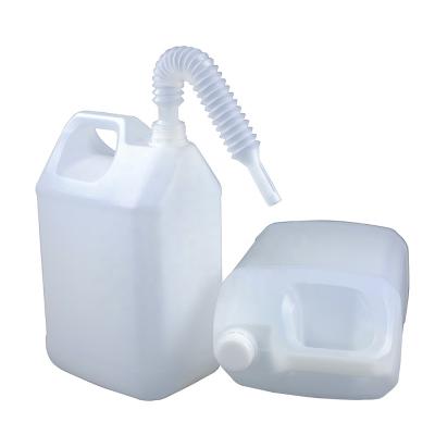 China HDPE 10L Square Plastic Drum Food Grade Chemical Jerrycan 230x165x360mm for sale