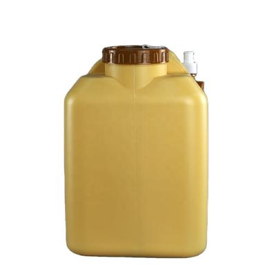 China 20L Food Grade Plastic Bucket with Lid and Faucet 358x234x337mm for sale