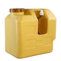 China 20L Food Grade Plastic Bucket with Lid and Faucet 358x234x337mm for sale