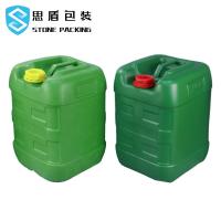 China Plastic Tight Head 25L 5 Gallon HDPE Chemical Container 63mm Rieke Opening for sale