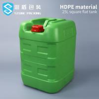 China Plastic Tight Head 25L 5 Gallon HDPE Chemical Container 63mm Rieke Opening for sale
