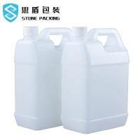 China 4L 1 Gallon HDPE Jerry Can 176x108x280mm Translucent Food Grade Chemical Container for sale